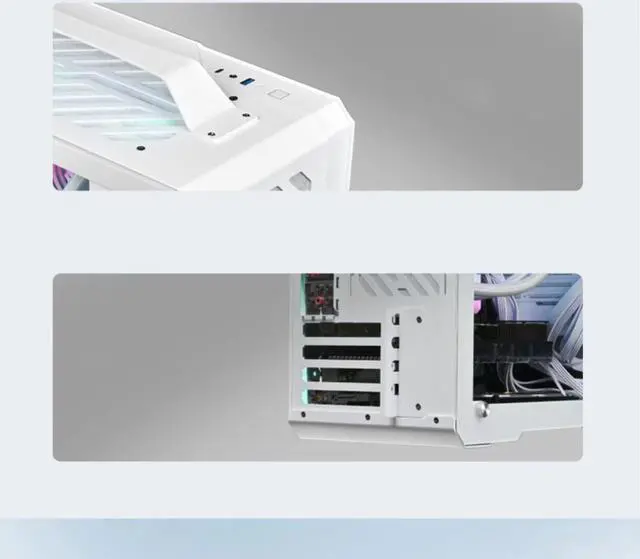 CORN Demon Slayer Compact MATX/ITX Gaming Computer Case, Type-C/USB3.0 ...