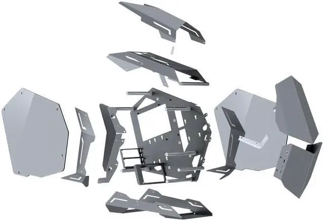 Customized NieR MOD-3 Mini Micro ATX Gaming Computer Case Support MATX ...