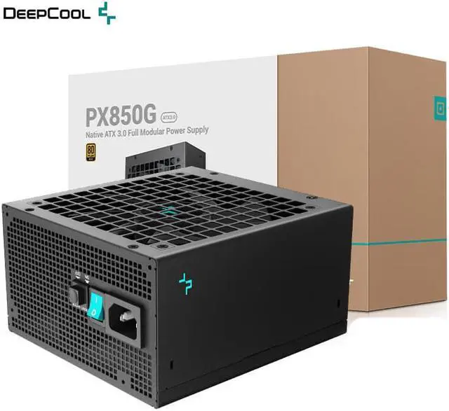 DEEPCOOL PX850G 80 Plus Gold Medal Full-Module ATX3.0 Power Supply ...