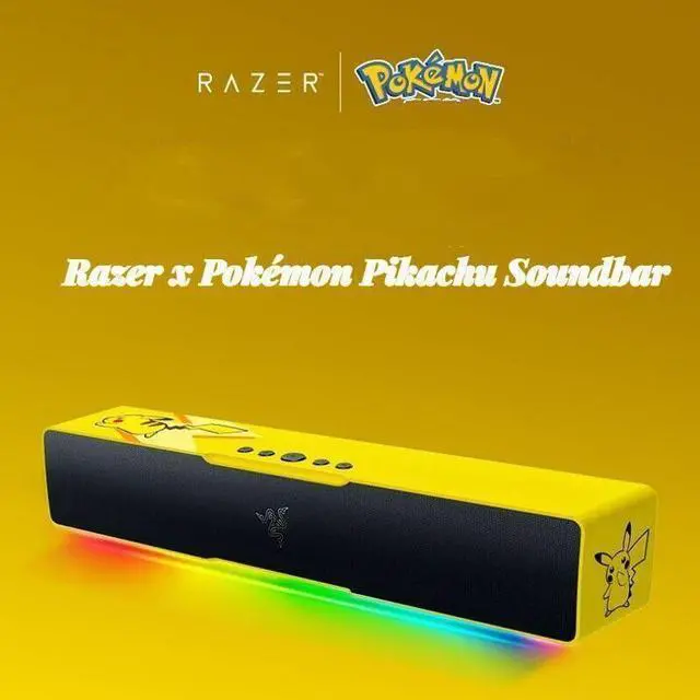 Razer x Pokemon Pikachu Leviathan V2 X BT Wireless Gaming Soundbar ...