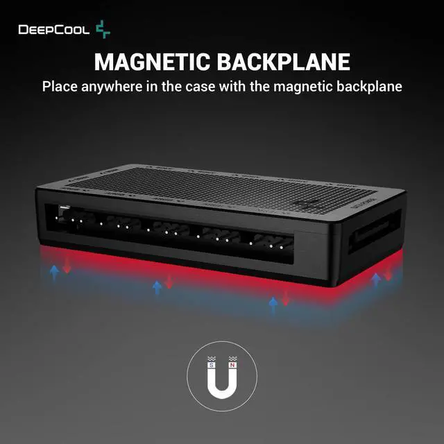 DeepCool SC700 12-Port ARGB HUB, Power up to 12 ARGB Components for ...