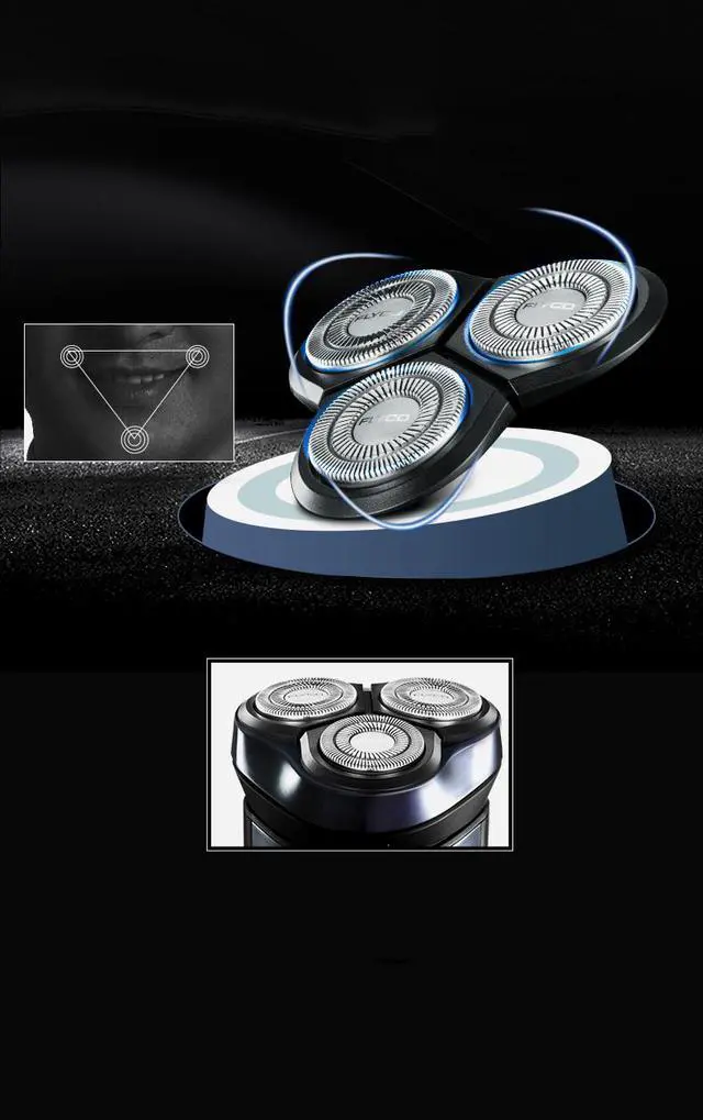 Flyco FS373 Men Electric Shaver Whole Body Washing Shaving Machine ...