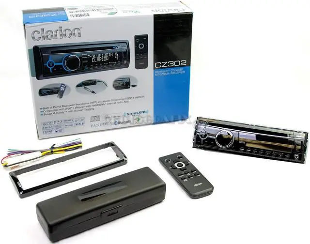 CLARION CZ302 Clarion cz302 cd/mp3/wma receiver with front usb port ...
