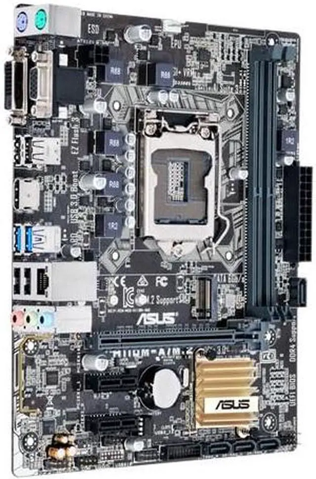 ASUS H110M-A/M.2 (90MB0R60-M0EAY0) Micro ATX Intel Motherboard - Newegg.com