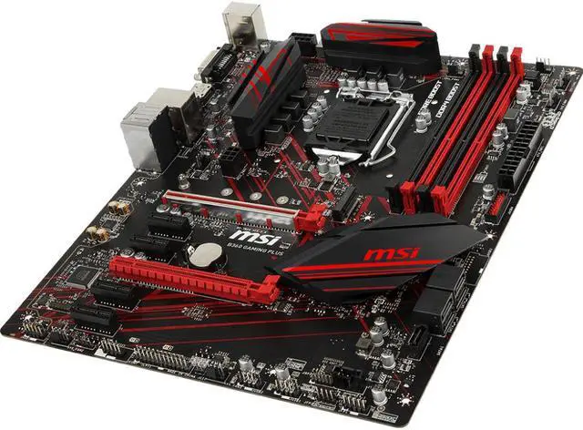 MSI B360 GAMING PLUS Desktop Motherboard - Intel Chipset - Socket H4 ...