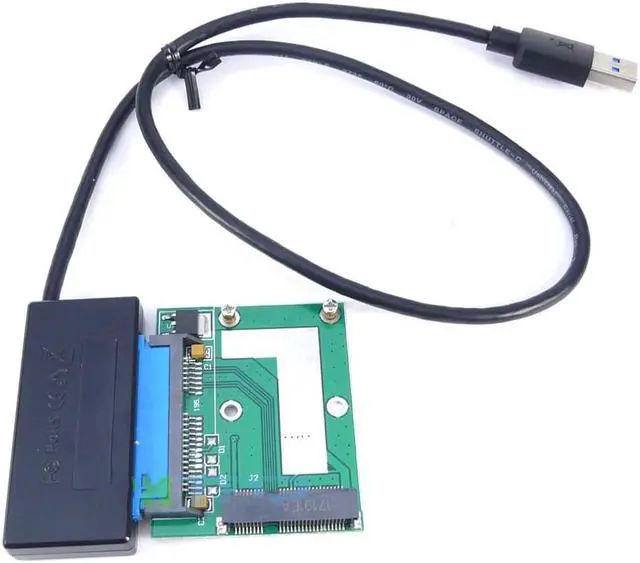 mSATA SSD to 2.5 inch SATA Converter Adapter Module Board + SATA to USB ...
