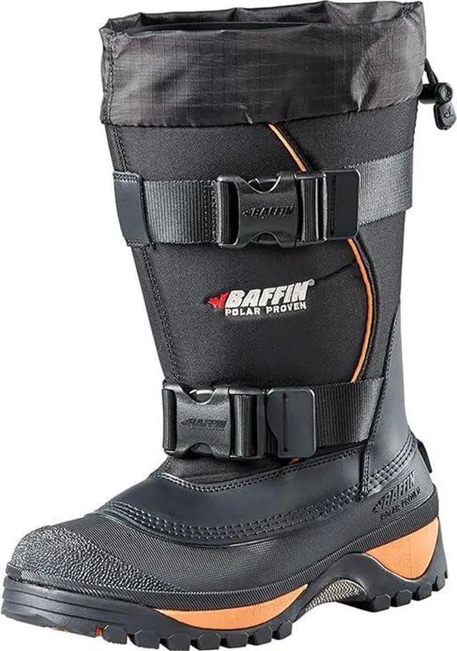 Baffin Wolf Mens Snow Boot, Synthetic Sole, Bak - Black/Expedition Gold ...