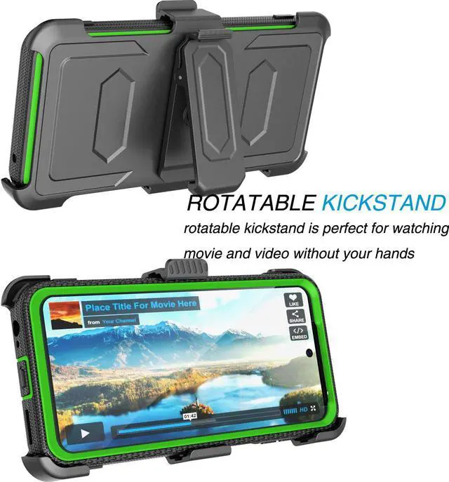 Tekcoo Holster Case For Motorola Moto G 5G | 2023 Only | XT2313 [Tshell] Shock Absorbing [Built ...