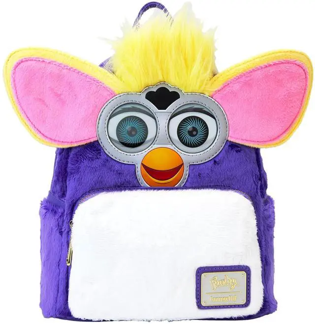 Furby Original Hasbro with Faux Fur Mini Backpack by Loungefly - Newegg.com