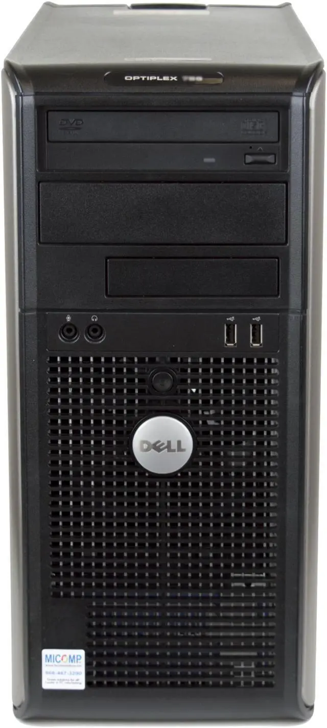 Refurbished: Dell Optiplex 755 Tower Core 2 Duo E8400 (3.0 Ghz) 4 GB ...