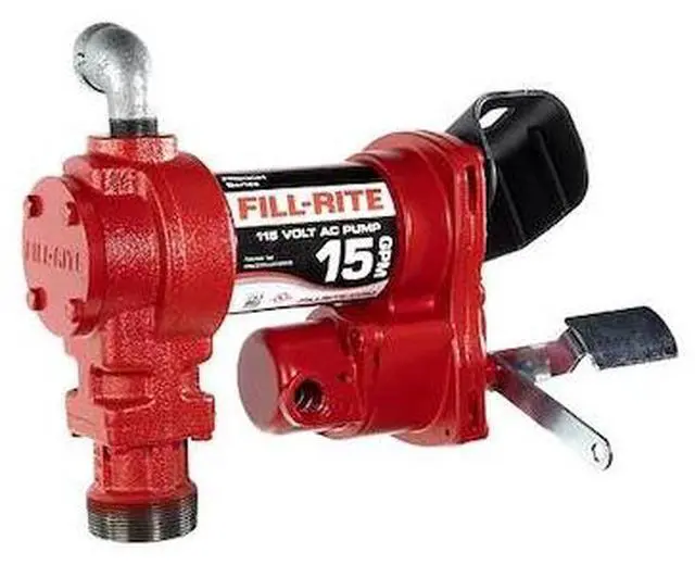 Fill-Rite FR604G 15 GPM 115-Volt 60-Hz Explosion Proof AC Transfer Pump ...