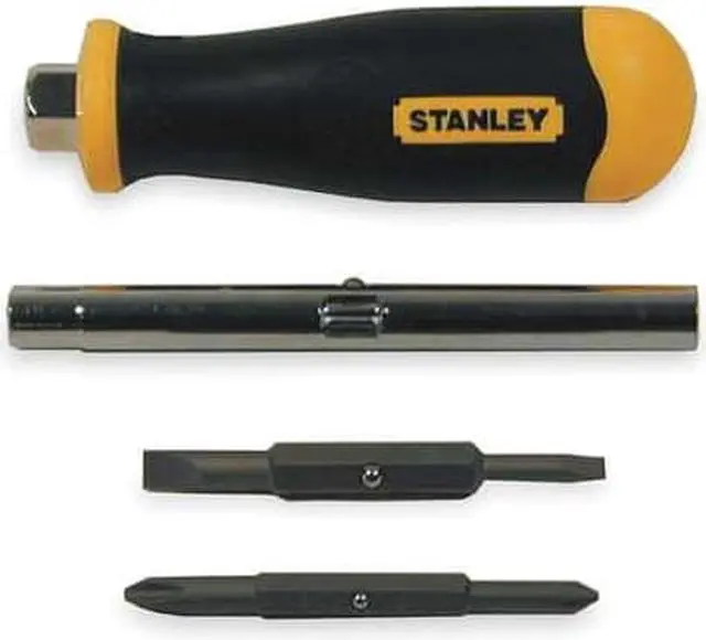 Stanley Hand Tools 6 In 1 Multi Bit Screwdriver 68-012M - Newegg.com