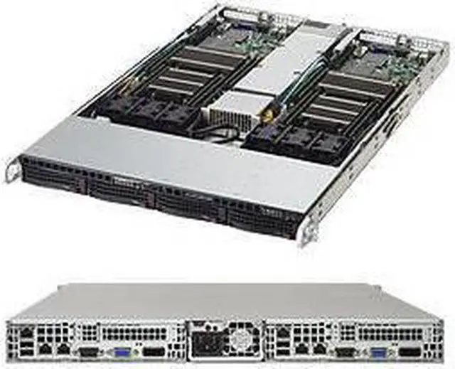 Supermicro SYS-6018TR-T 1U Twin Server wtih X10DRT-L Motherboard ...