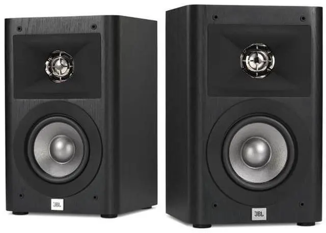 JBL Studio 220 4" 2-Way Bookshelf Speakers - Pair (Black) - Newegg.com