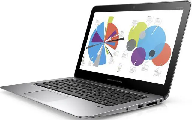 Refurbished: HP Folio 12.5" Intel Core M-5Y71 8GB Memory 256GB SSD ...