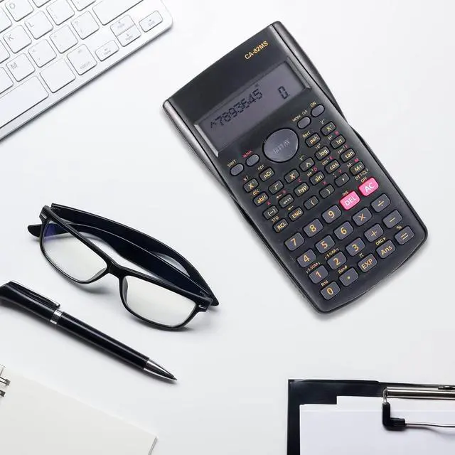 18 Pieces 2-Line Engineering Scientific Calculator, Black Function ...