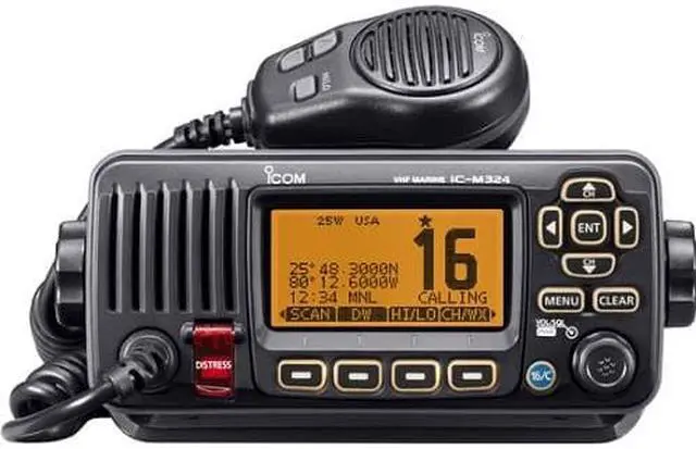 Icom M324-01 25-watt Vhf Radio (black) - Newegg.com