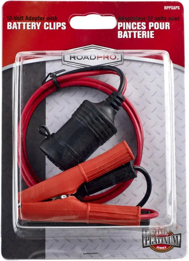 RoadPro RPPSAPS 12-Volt Clip-On Battery Platinum Series Cigarette ...