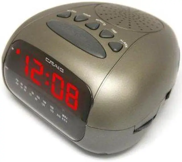 Craig CR45329B LED AM/FM Alarm Clock Radio - Newegg.com