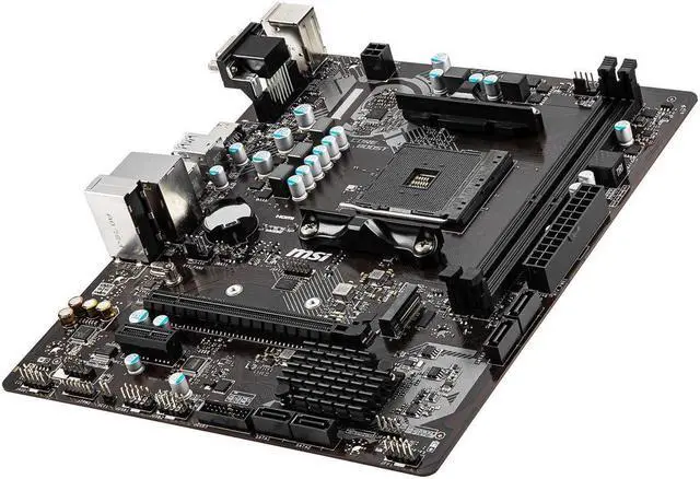 Refurbished: MSI A320M PRO-VH AM4 AMD A320 SATA 6Gb/s Micro ATX AMD ...