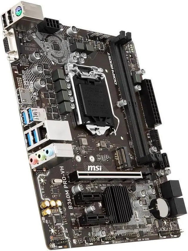 Refurbished: MSI PRO B360M PRO-VH LGA 1151 (300 Series) Intel B360 SATA ...