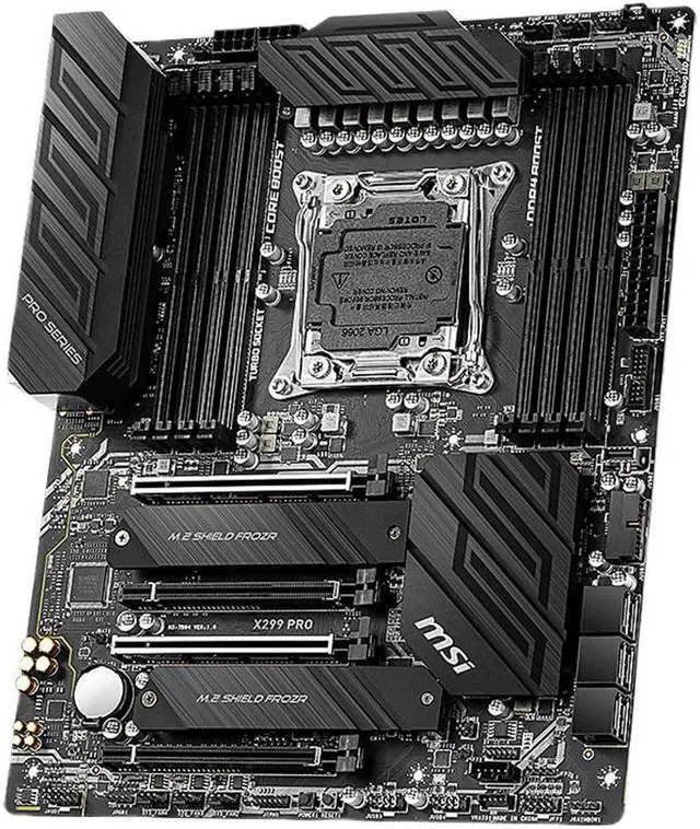 Refurbished: MSI PRO X299 PRO LGA 2066 Intel X299 SATA 6Gb/s ATX Intel ...