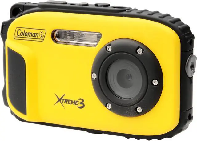 Coleman C9WP-Y 20.0-Megapixel Xtreme3 HD Video Waterproof Digital ...