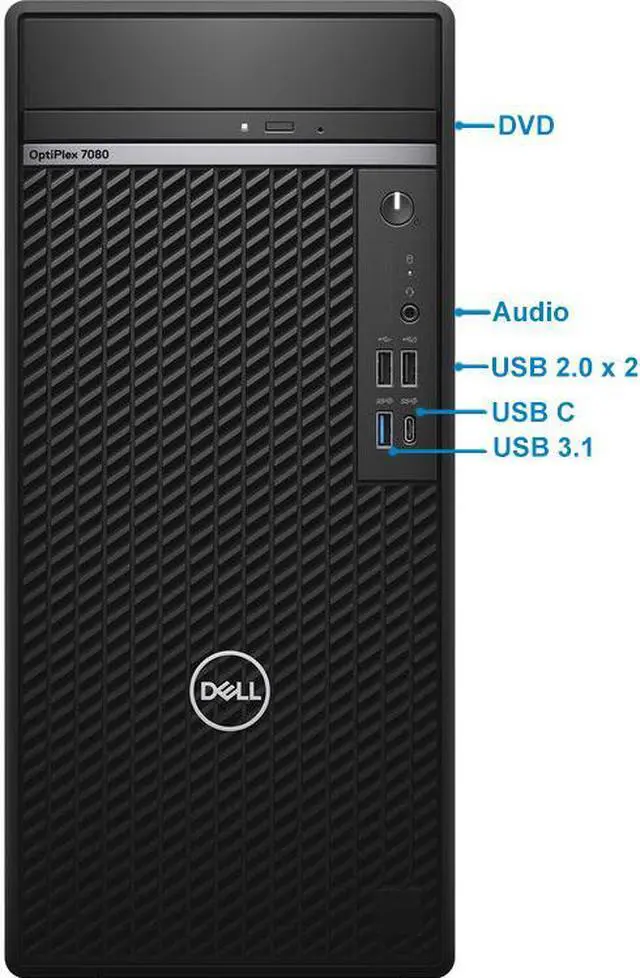 Dell OptiPlex 7080 Desktop Tower, Intel i7-10700 - 32GB RAM, 1TB NVMe ...