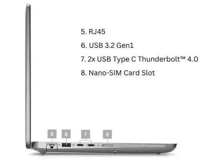 Dell Latitude 5450 Laptop 14" FHD, Intel Core Ultra 7-155U vPro, 64GB ...