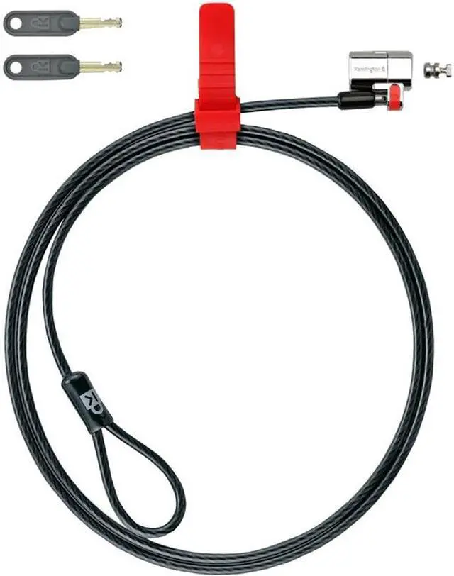 Kensington ClickSafe Keyed Laptop Lock, 5ft Cable, Black 64637 - Newegg.com