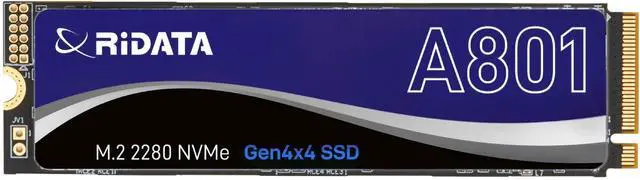 RiDATA A801 1TB SLC Cache NVMe 1.4 PCIe Gen 4x4 M.2 2280 SSD Internal Solid State Drive 3D NAND ...