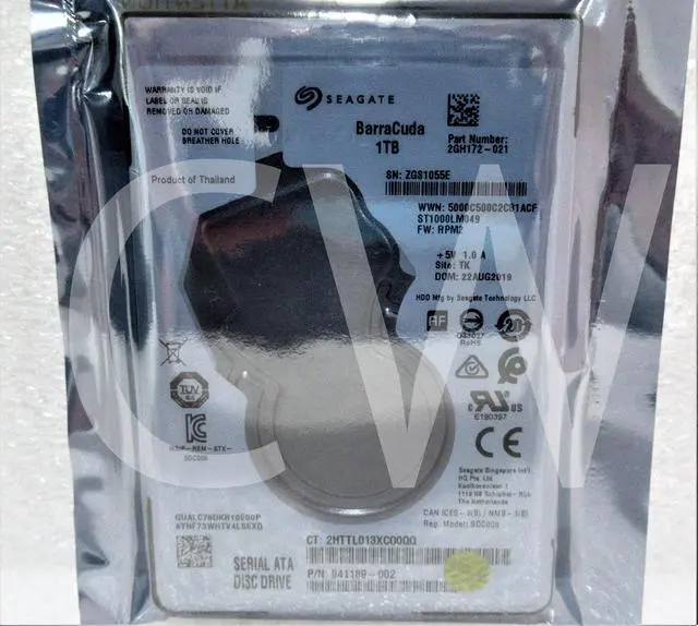 ST1000LM049 Seagate 2GH172 BARRACUDA 1TB 7200RPM 6Gbps7MM 2.5"SATA HDD ...