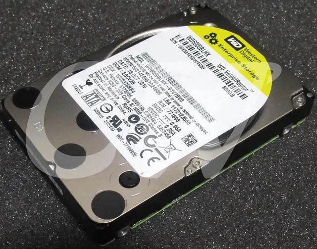 WD6000BLHX Western Digital VelociRaptor 600GB 10K 6G 32MB 2.5" SATA ...