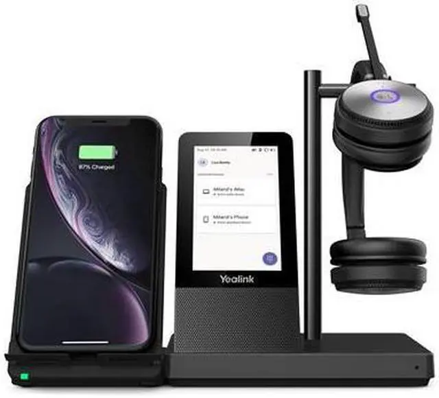 Yealink WH66-DUAL DECT Wireless Headset Microsoft Teams Version - Newegg.com