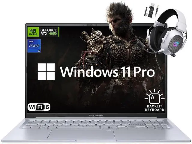 ASUS VivoBook Pro 16 Laptop, 16" WUXGA Display, Intel Core i9-13900H, NVIDIA RTX 4050, 48GB RAM ...