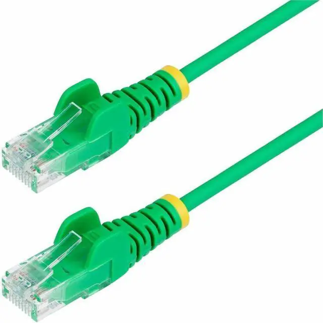 StarTech 50ft Green Slim CAT6 Ethernet Cable, Snagless, 100W PoE, UTP ...