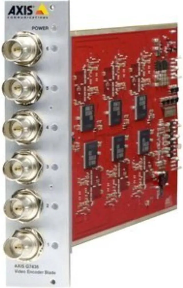 AXIS Q7436 Video Encoder Blade, High-performance, flexible 6-channel ...