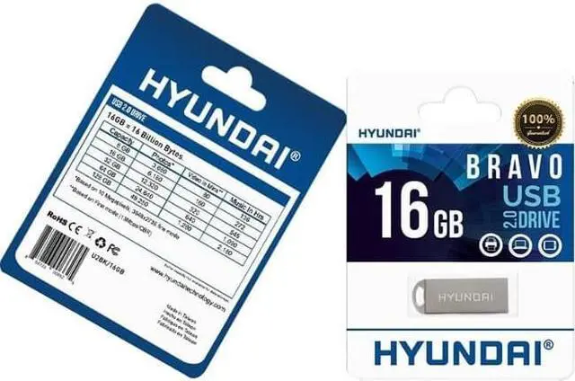 Hyundai 16Gb Usb 2.0 Flash Drive - Newegg.com
