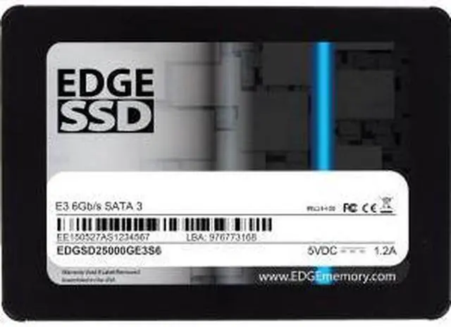 EDGE E3 2.5" 256GB SATA III MLC Internal Solid State Drive (SSD ...
