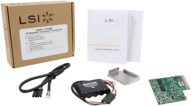 LSI LSI00297 CacheVault Accessory kit for 9271 and 9266 Series - Avago ...