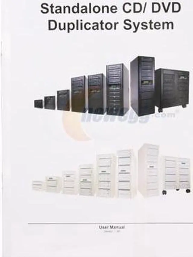 Spartan 500GB Hard Drive to 3 Target Multiple Blu Ray / DVD / CD Disc Copy Duplicator with USB ...