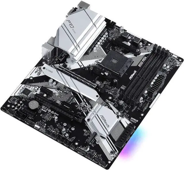 ASRock B550 PRO4 ATX Motherboard (M.2, PCIe 4.0, SATA 6Gb/s, M.2, USB 3 ...