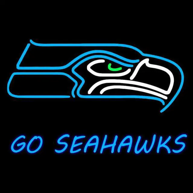 Seahawks Logo Glass