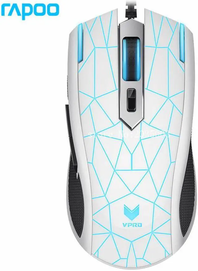 Rapoo V13 Game Mice 6 Buttons USB Wired LED Backlight Optical Gaming ...