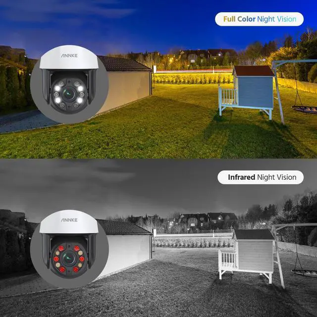 ANNKE WZ500 - 5MP 20X Optical Zoom PTZ WiFi Security Camera, 328 ft ...