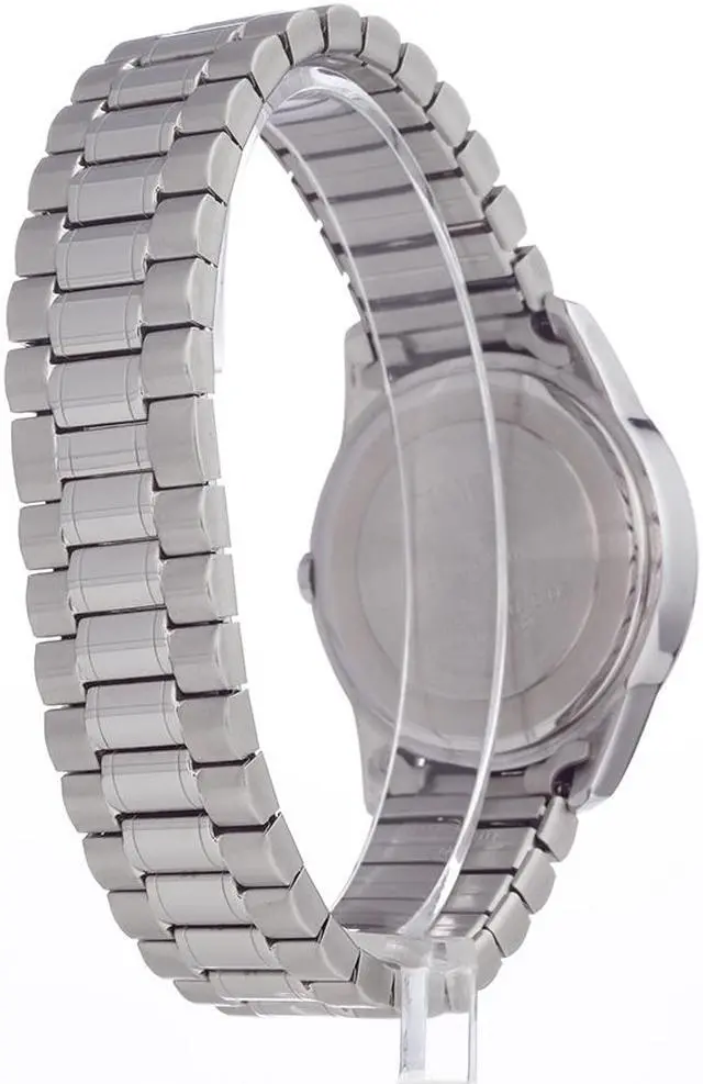 Timex Men's T2M933 Silver Stainless-Steel Quartz Watch with Blue Dial ...