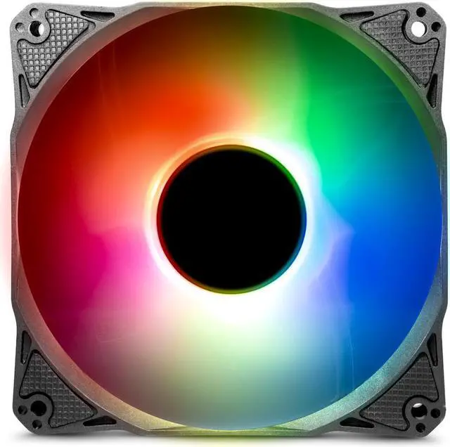 anidees AI-PRISMATIC 120 mm RGB Fan Triple set - RGB Rainbow - Newegg.com
