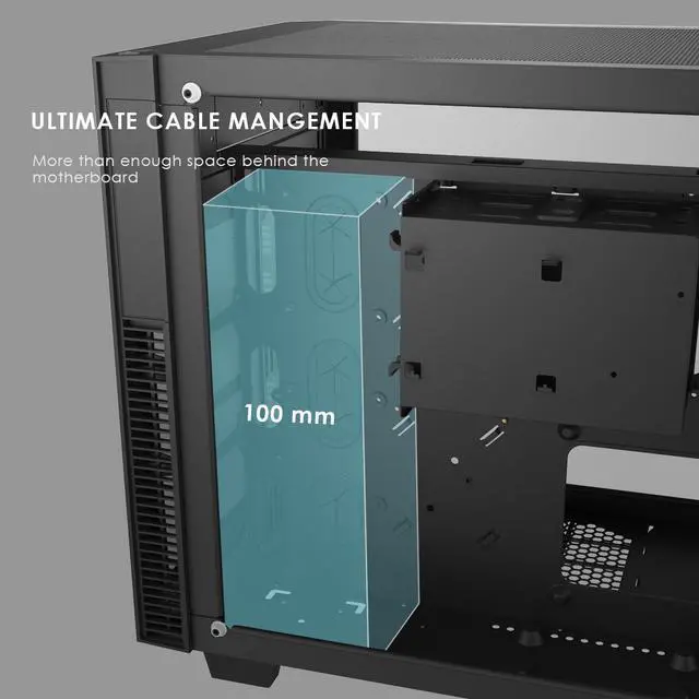 anidees AI Crystal Cube V2 Dual Chamber Tempered Glass EATX /ATX PC ...