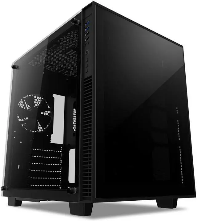 anidees AI Crystal Cube V2 Dual Chamber Tempered Glass EATX /ATX PC ...