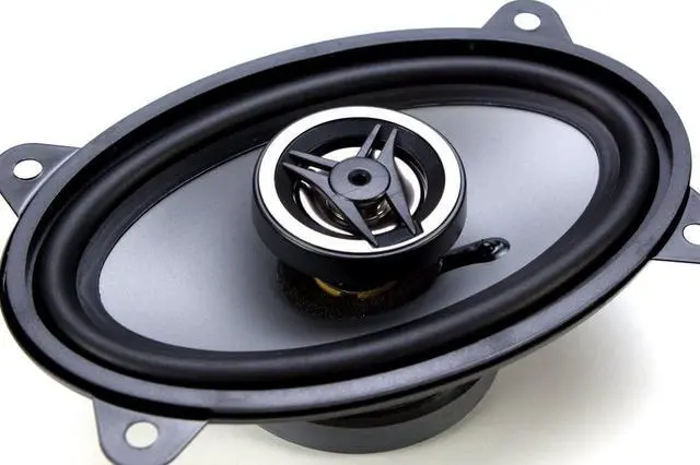 Crunch 250W Full Range 2 Way Coaxial Car Audio 5x7 by 6x8" Speaker Pair ...